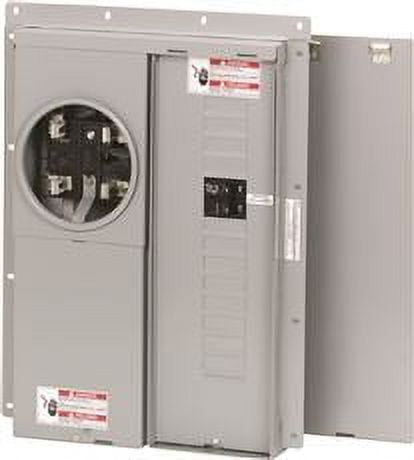 Eaton 100 Amp Outdoor Main Breaker Panel, Meter Combo, 12-24 Circuits ...
