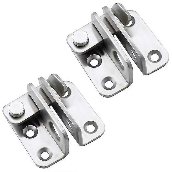 Br-vi 2pcs Door Latch Padlock Right Open Hasp Padlock Bolt Door Lock ...