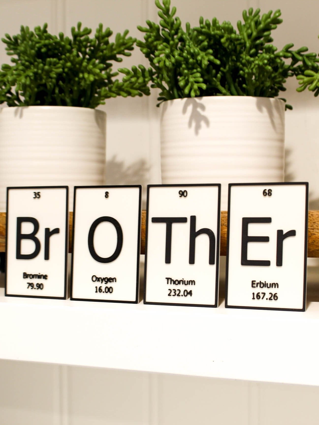 BrOTheR | Periodic Table of Elements Wall, Desk or Shelf Sign - Walmart.com