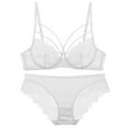 Bra Brief Sets Womens Adjustable Chest Thin Breathable Highquality Lace ...