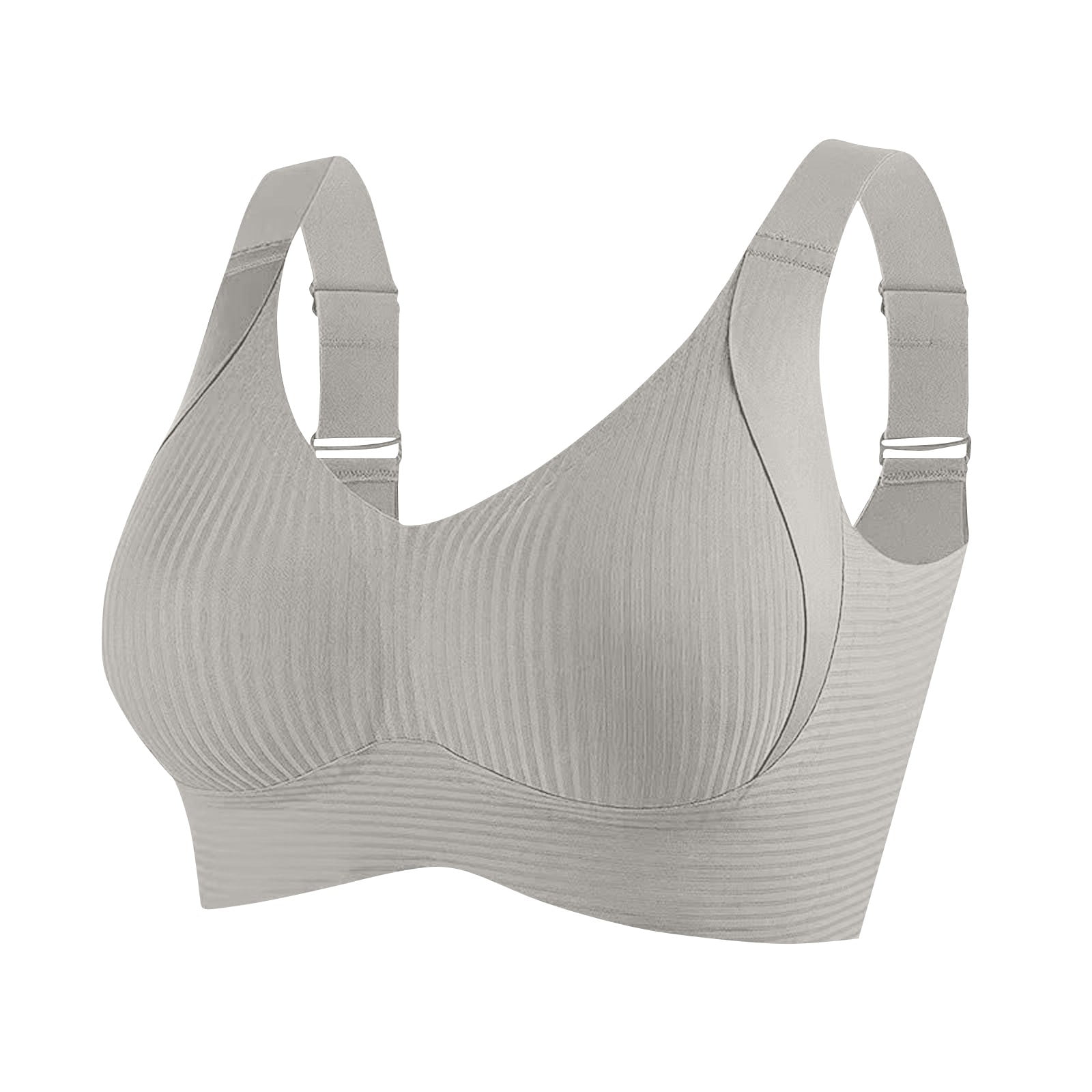 Bra - Comfortable Front Button Wireless Shaping Bra, No Underwire Front ...