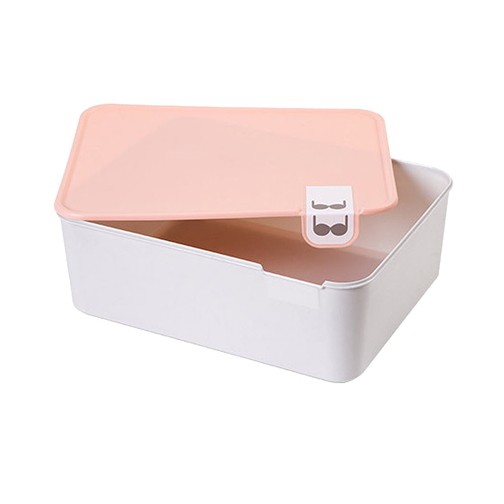 Bra Drawer Organizer Plastic Storage Box with Lid - Walmart.com