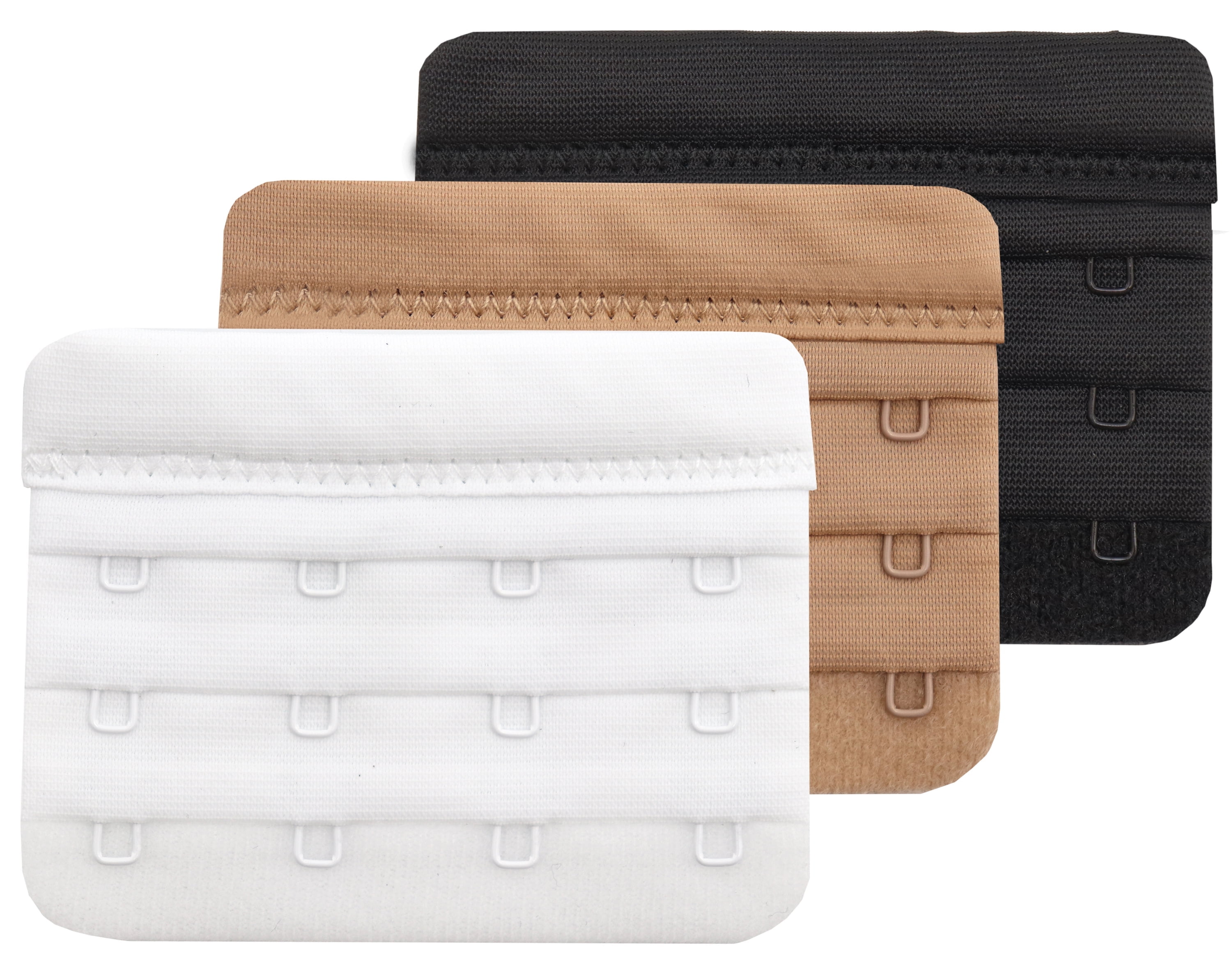 Tamlien 4 Hook Bra Extender, Soft Comfortable Cotton, Adjustable Back ...