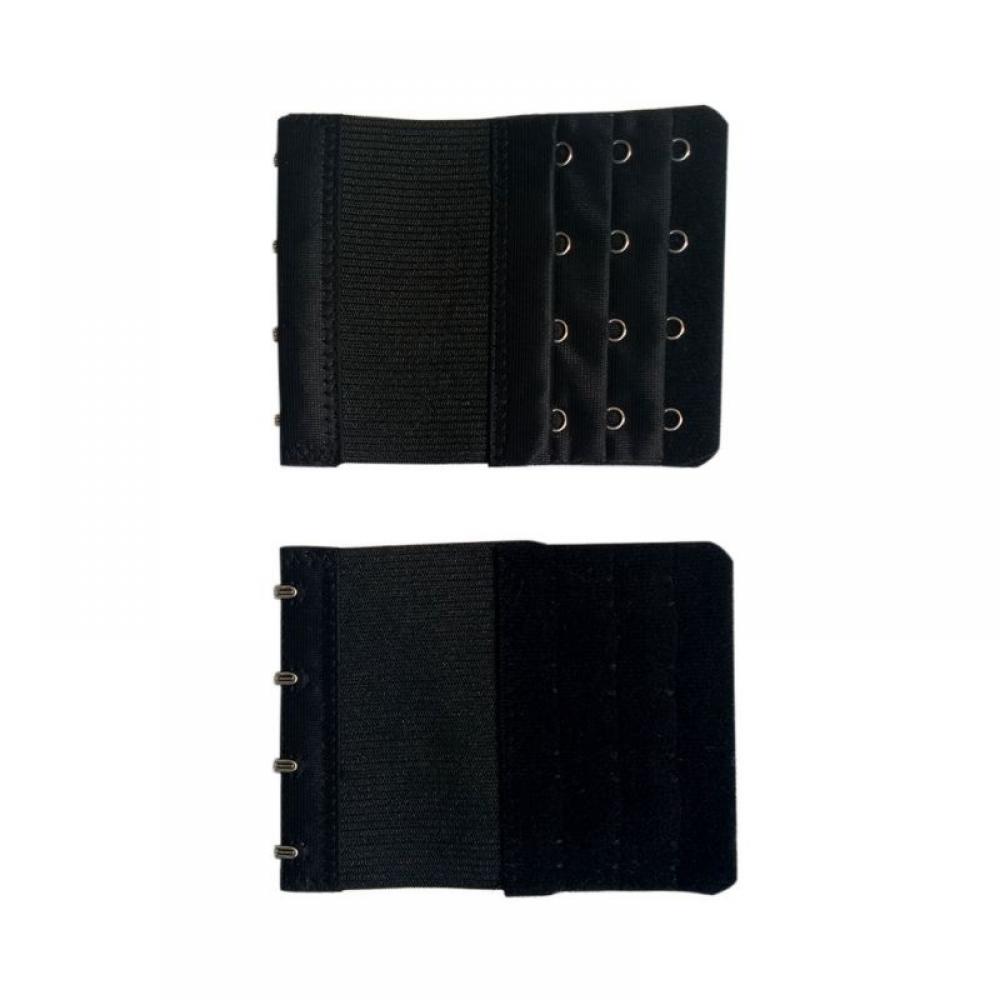 Bra Extenders 3 Hooks 4 Rows Wide Underwear Buckle Elastic Adapter ...