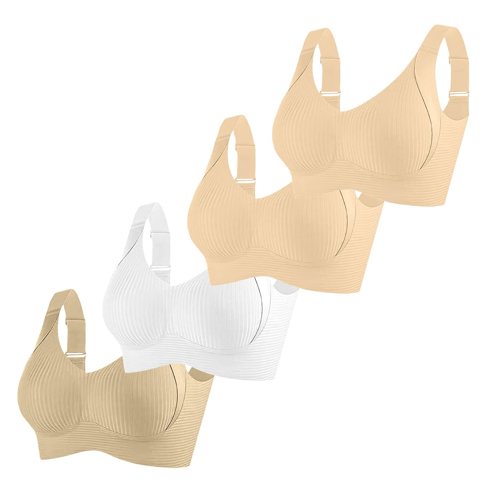 Bra For Senior Front Closure Breathable Bra For Seniors Wirefree Bras ...