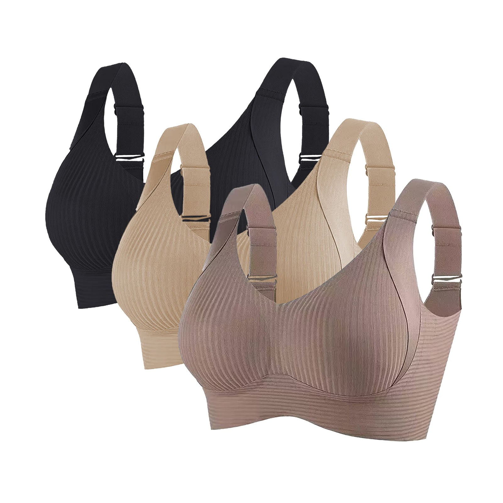 Bra For Senior Front Closure Breathable Bra For Seniors Wirefree Bras ...