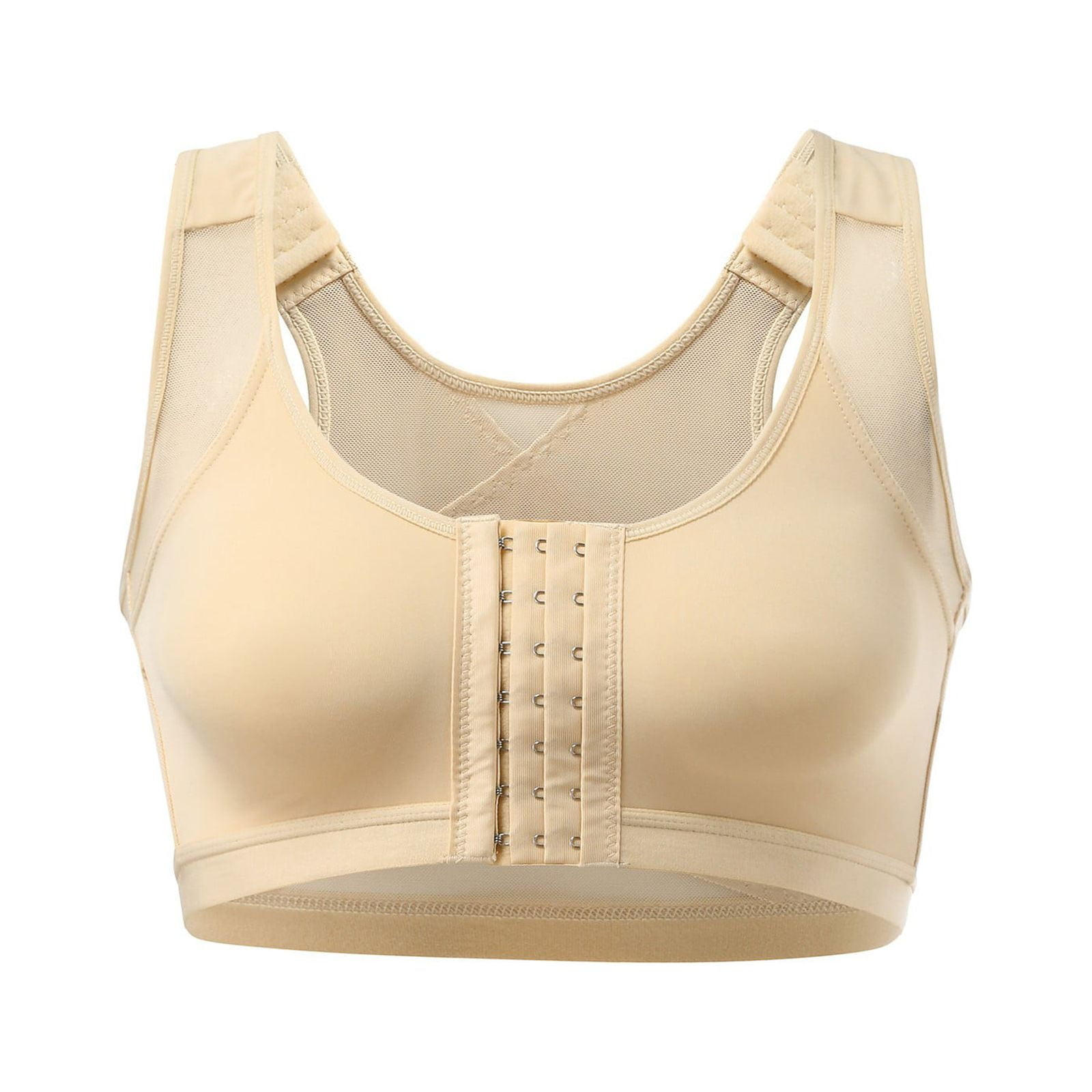 Bra For Seniors Front Closure Posture Corrector Bra For Women Full ...