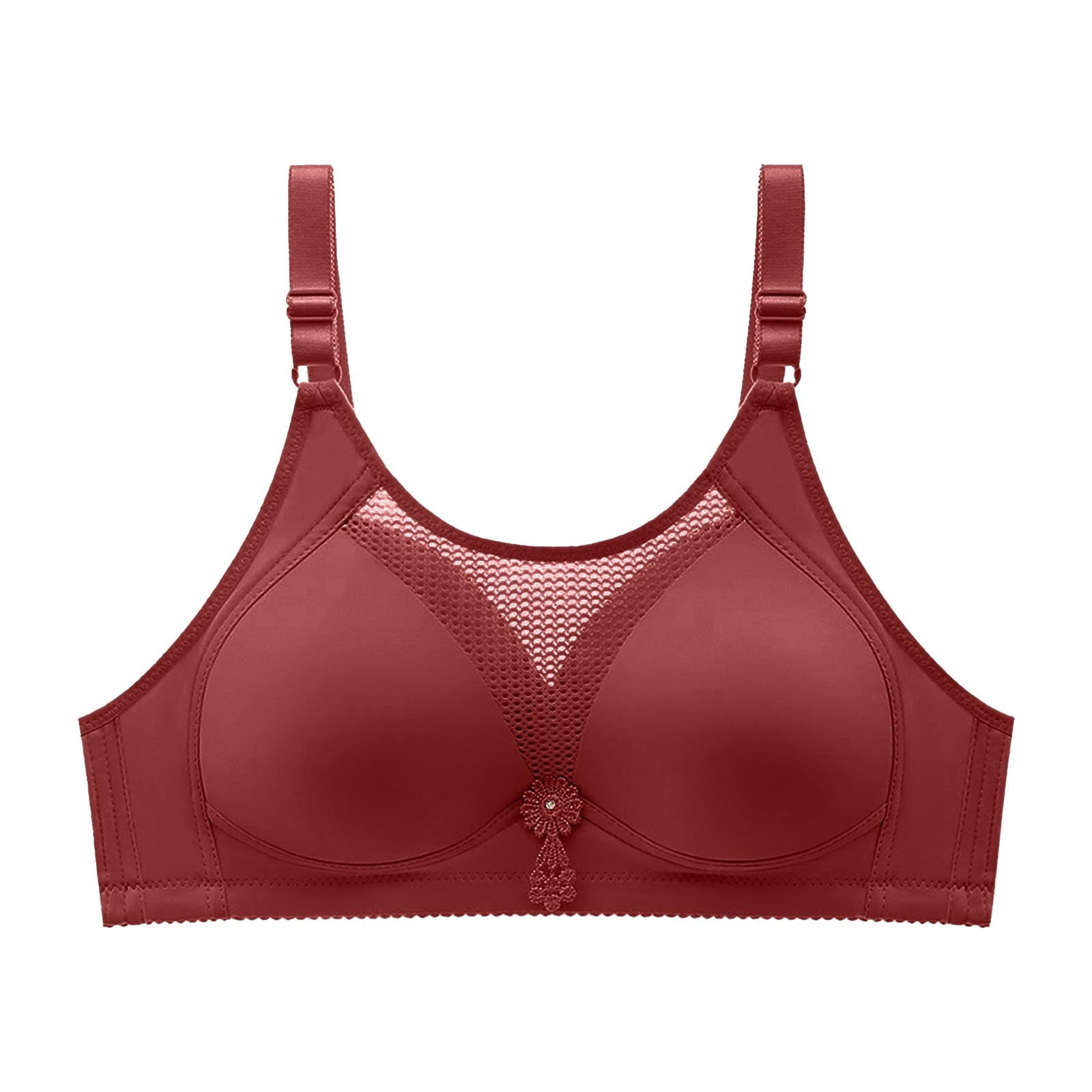 Bra For Women EB007 Comfort Soft Support Bra Wireless Full Coverage ...