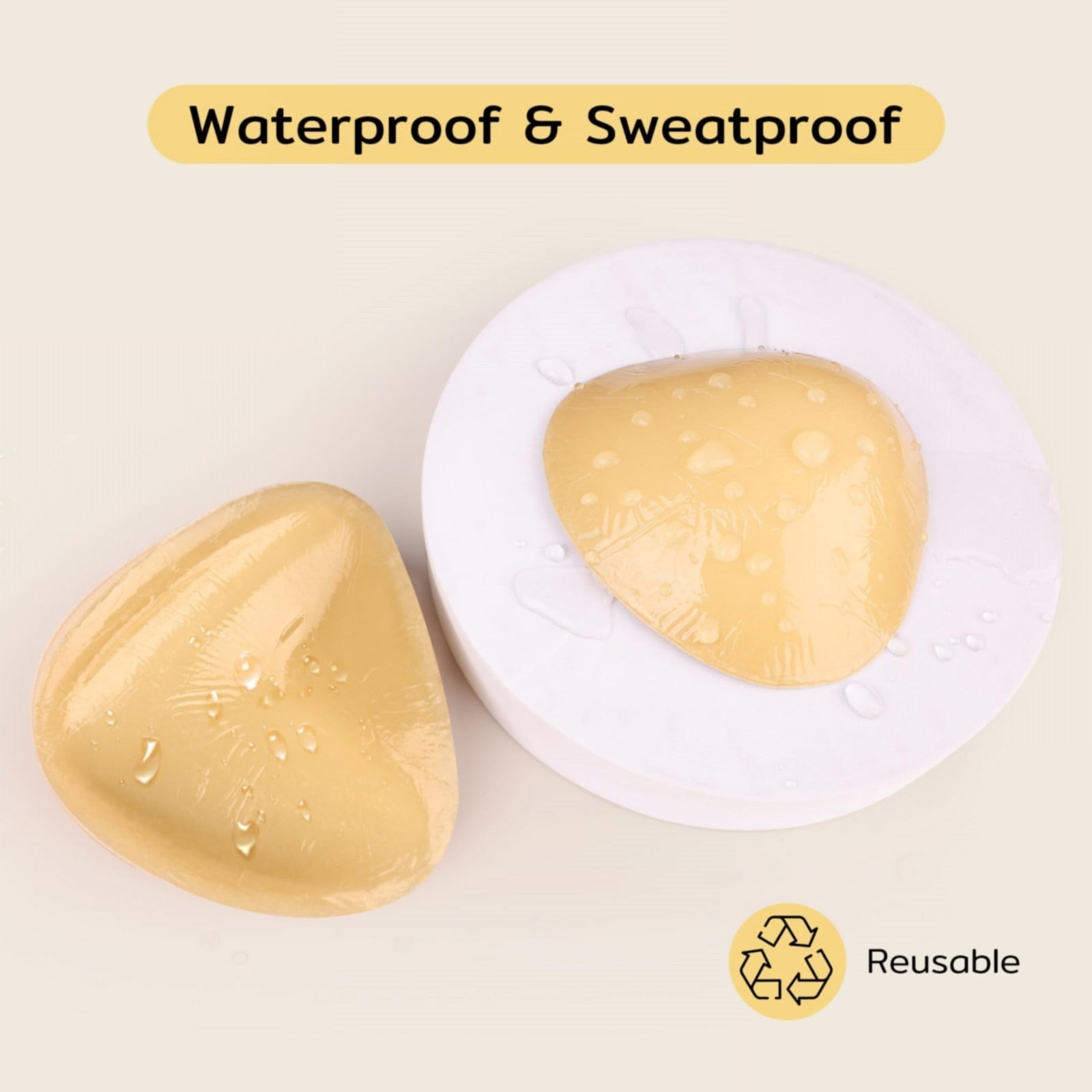 Bra Pads Inserts Double Sticky Bra Inserts For Swimsuit Bathing Suit ...