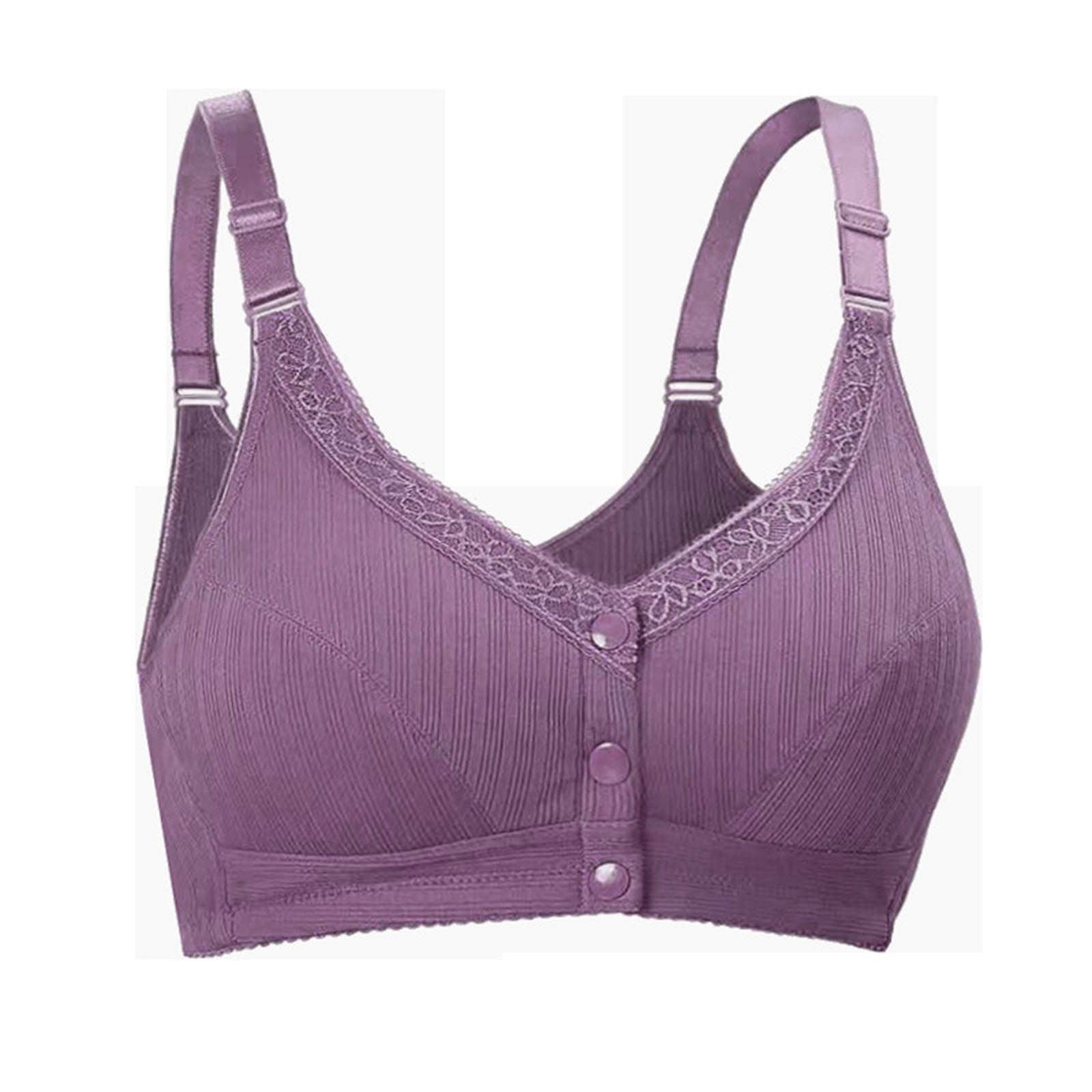 Bra No Underwire Sevevn Women's Solid Color Backless Sexy Seamless Push ...