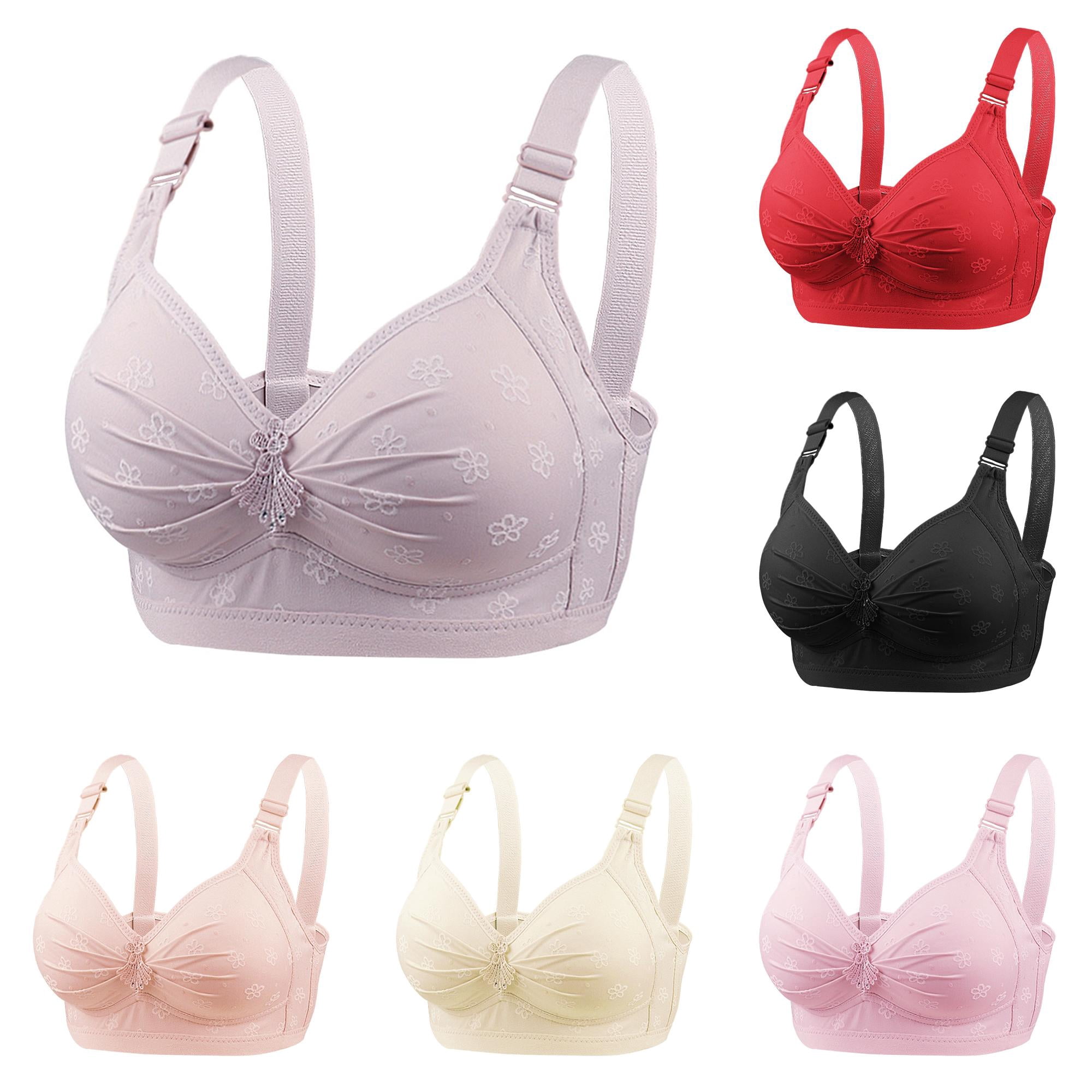 Bra Women Casual Adjustable Breathable Top Underwear Without Steel Ring ...