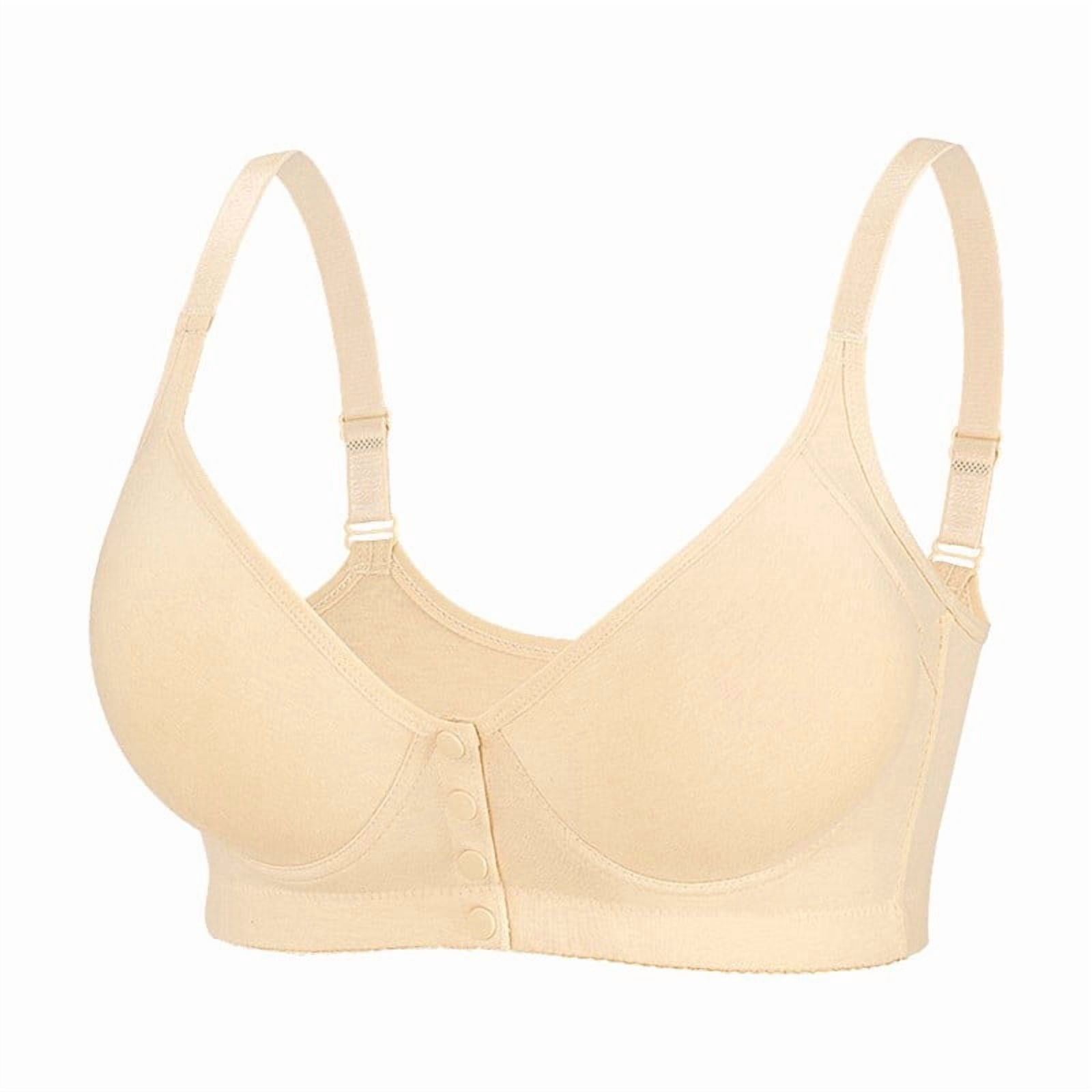 Bra for Everyday Leisure with Front Buttoning Design and Seamless ...
