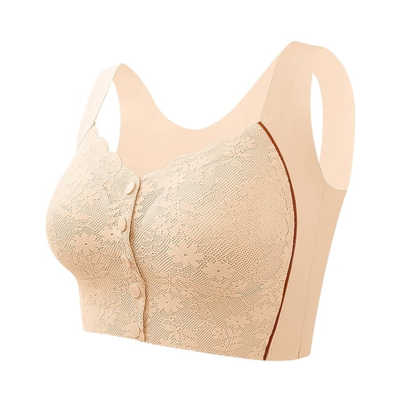 Bra for Leisure - Front Closure Backless Comfort Adjustable Straps ...