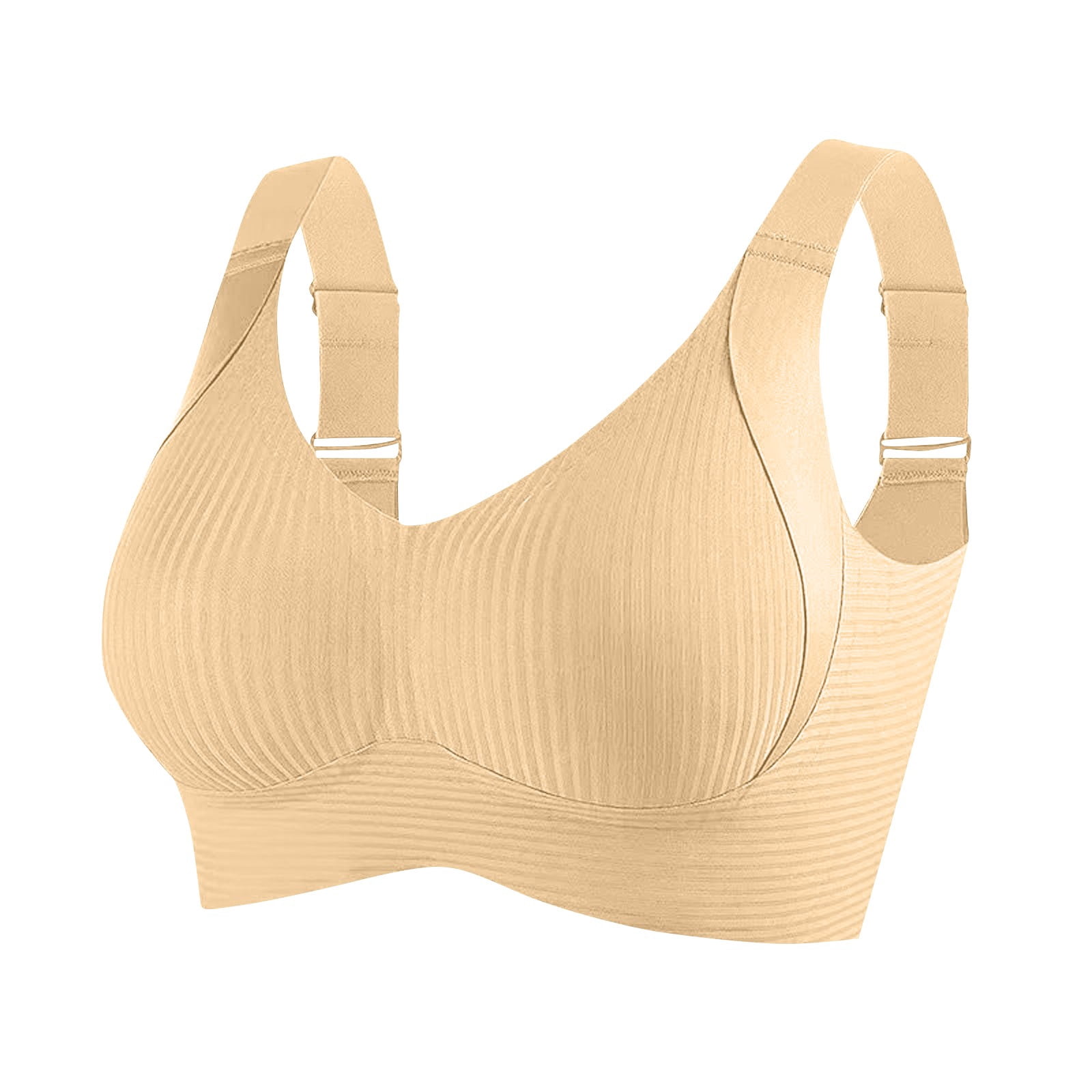 Bra for Women Seamless Lightly Lined T-Shirt Bra, Full Coverage ...