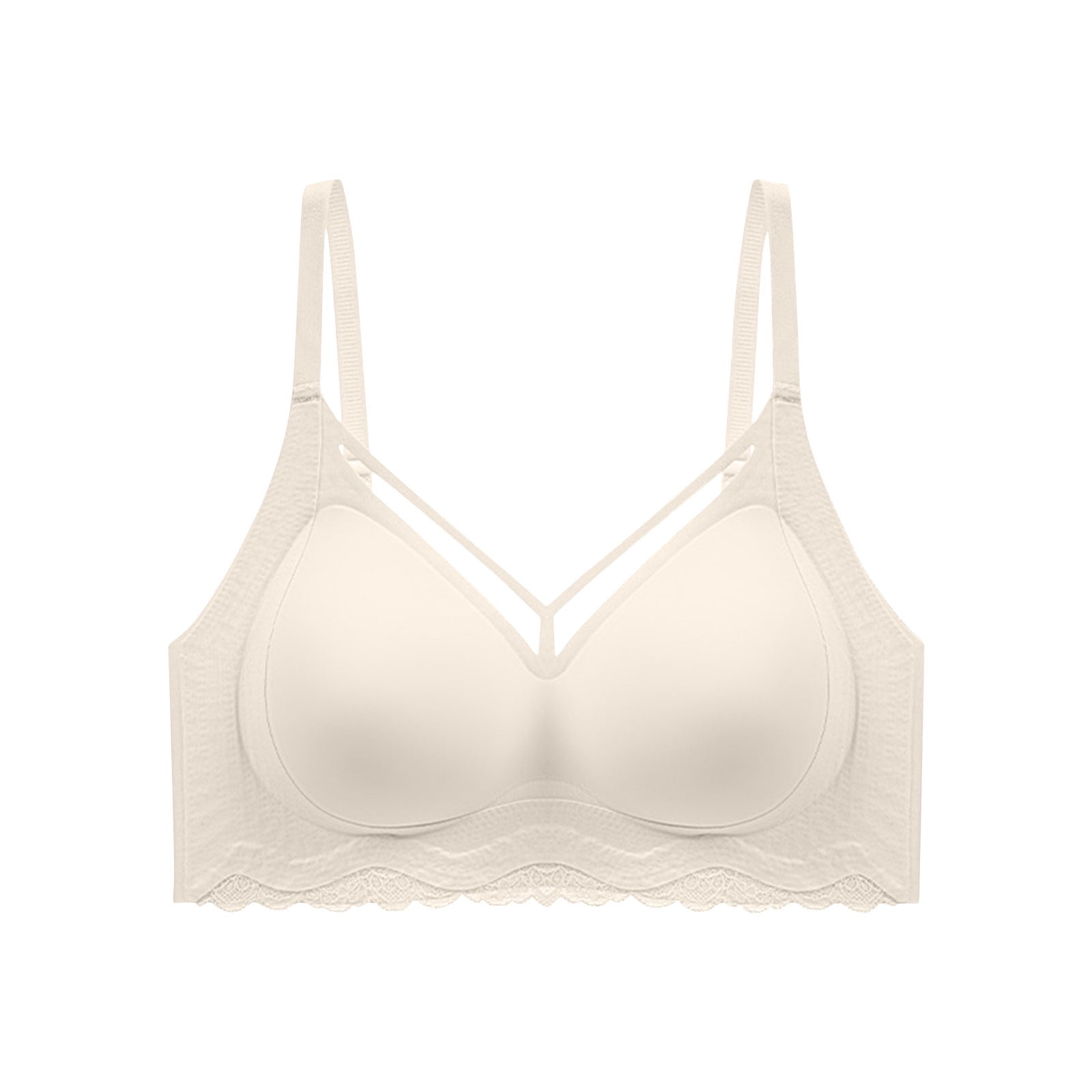 Bra for Women Solid Color Push-up Breathable Jelly For Everyday Wear ...