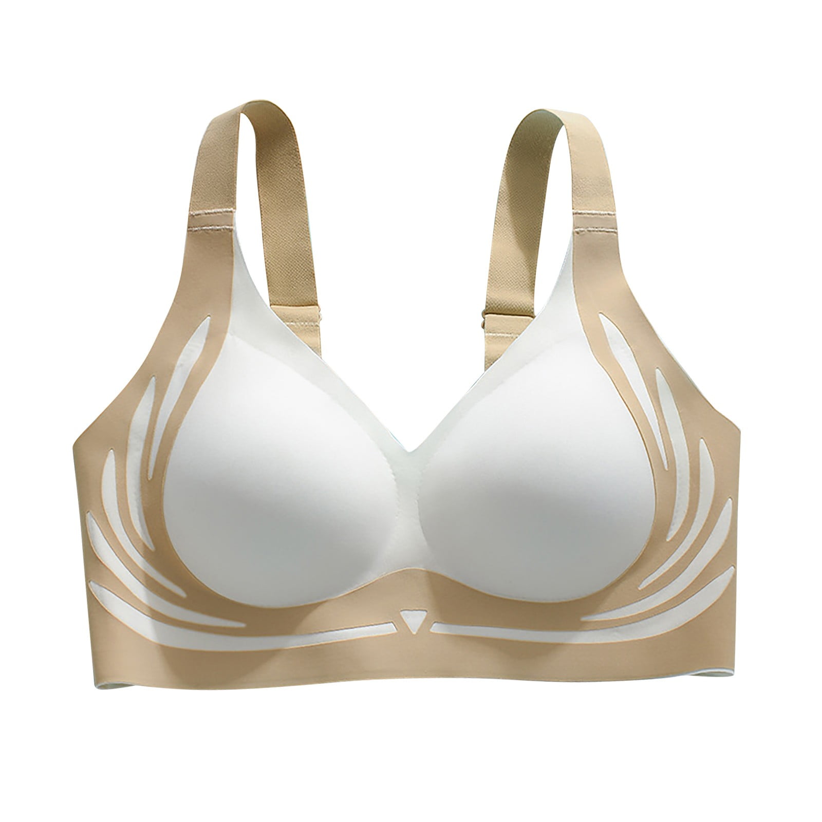 Bra for Women Super Gather Bra Soft Comfortable Gather Bra Wireless ...