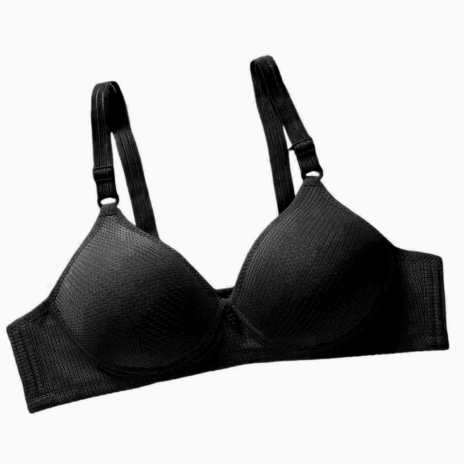 Bra for Women Wireless Everyday Bras V Neck Push Up Bras Breathable ...