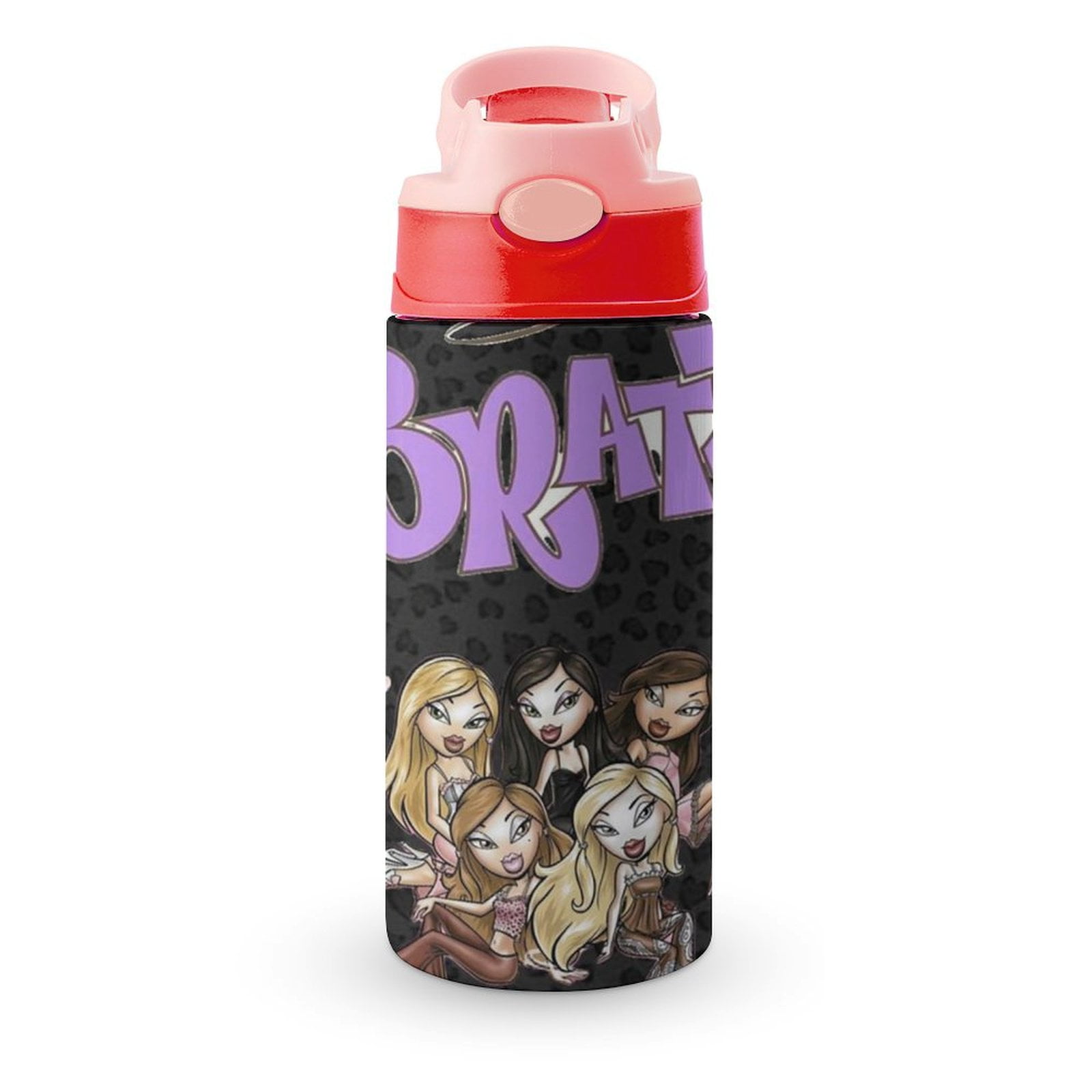 Bra-tz Water Bottle with Straw Vacuum Insulated Stainless Steel ...