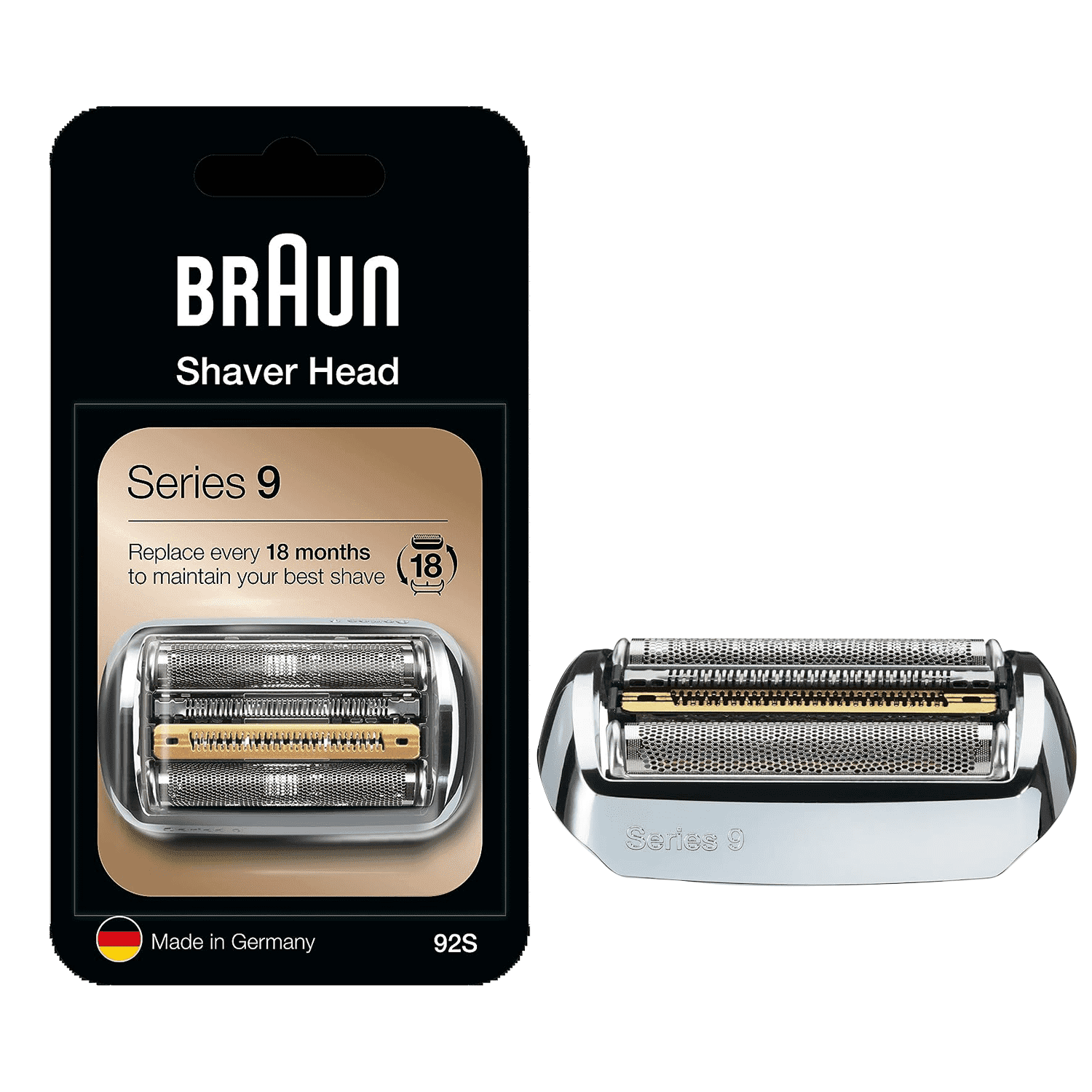 Bra-un Series 9 Electric Shaver Replacement Head Accessories - 92S - Compatible with all Series ...