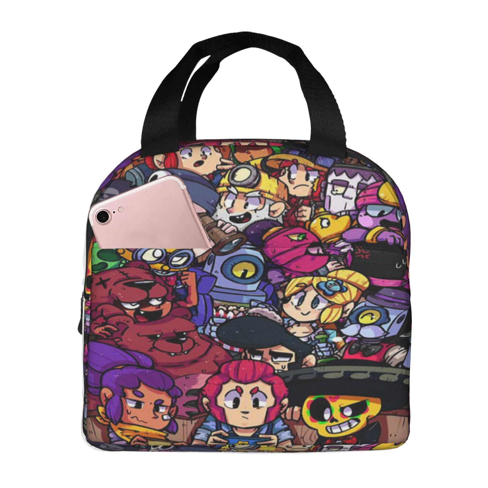 Bra-wl Stars Insulated Lunch Bag Leakproof Waterproof Reusable Lunch ...