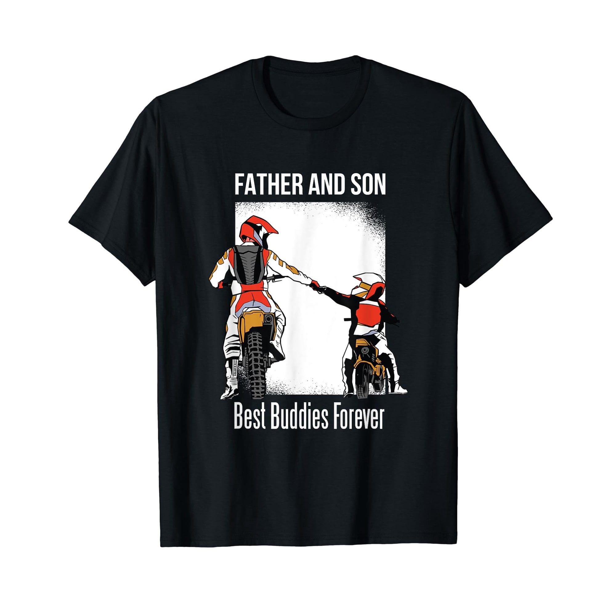 Braaap Father Son Dirt Bike Motocross Off-Roading T-Shirt Black Tee - Walmart.com