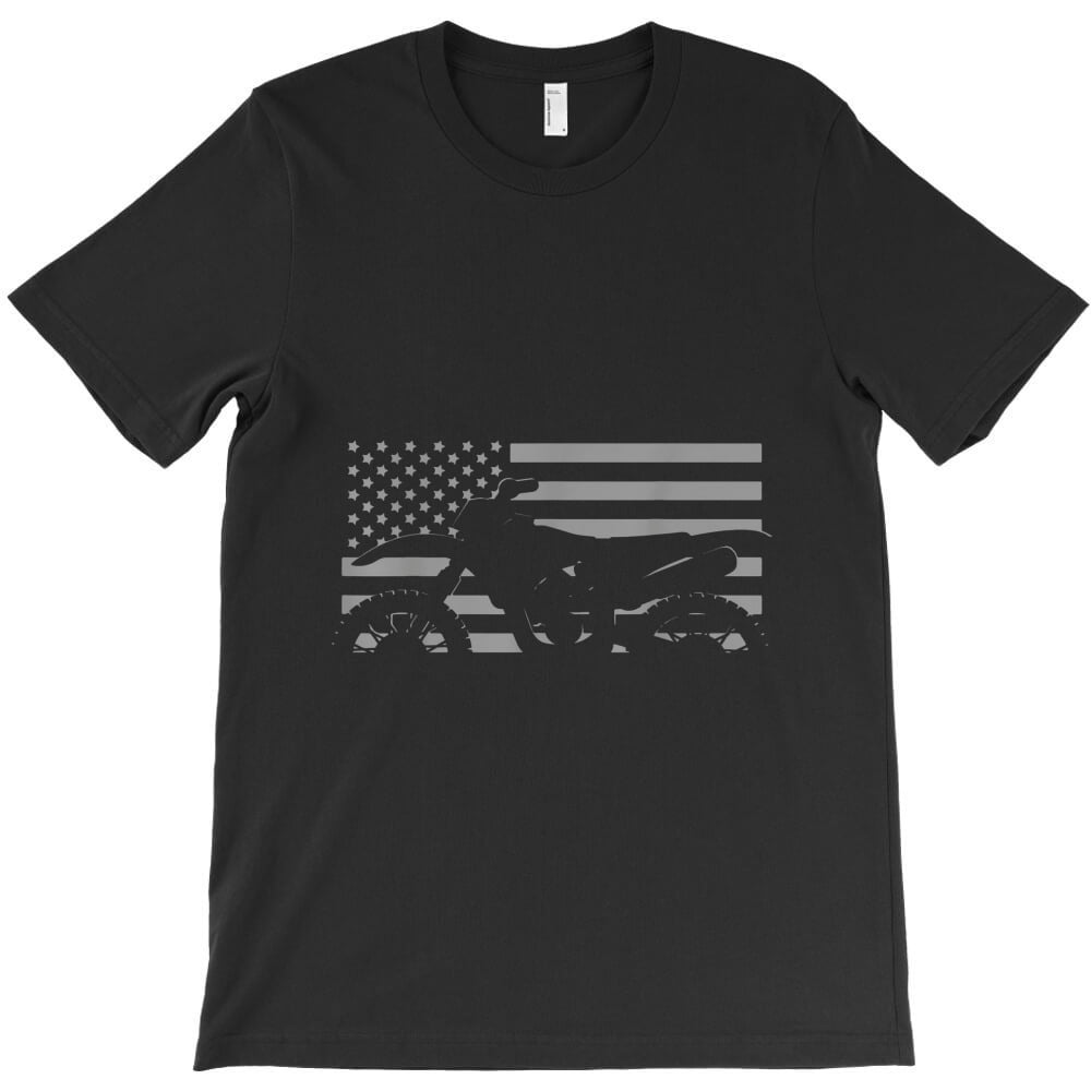 Braaap Vintage USA American Flag, Dirt Bike Motocross Pride Graphic Gift G1268 Unisex T-Shirt ...