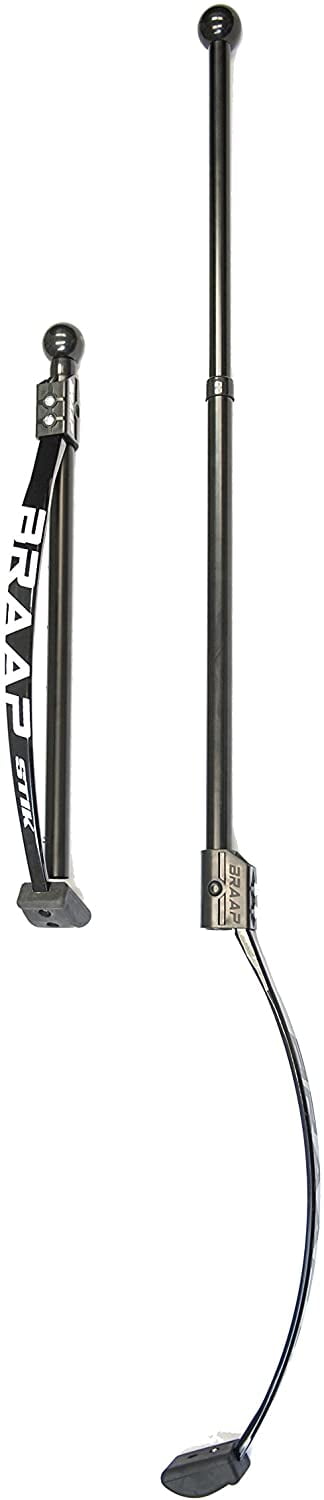 Braapstik Performance Land Paddle - White With Heavy Spring - Longboard ...