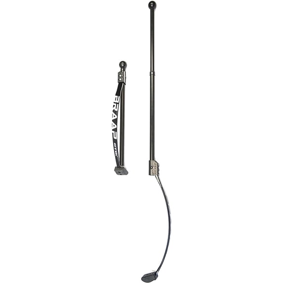 Braapstik Performance Land Paddle - White With Heavy Spring - Longboard ...