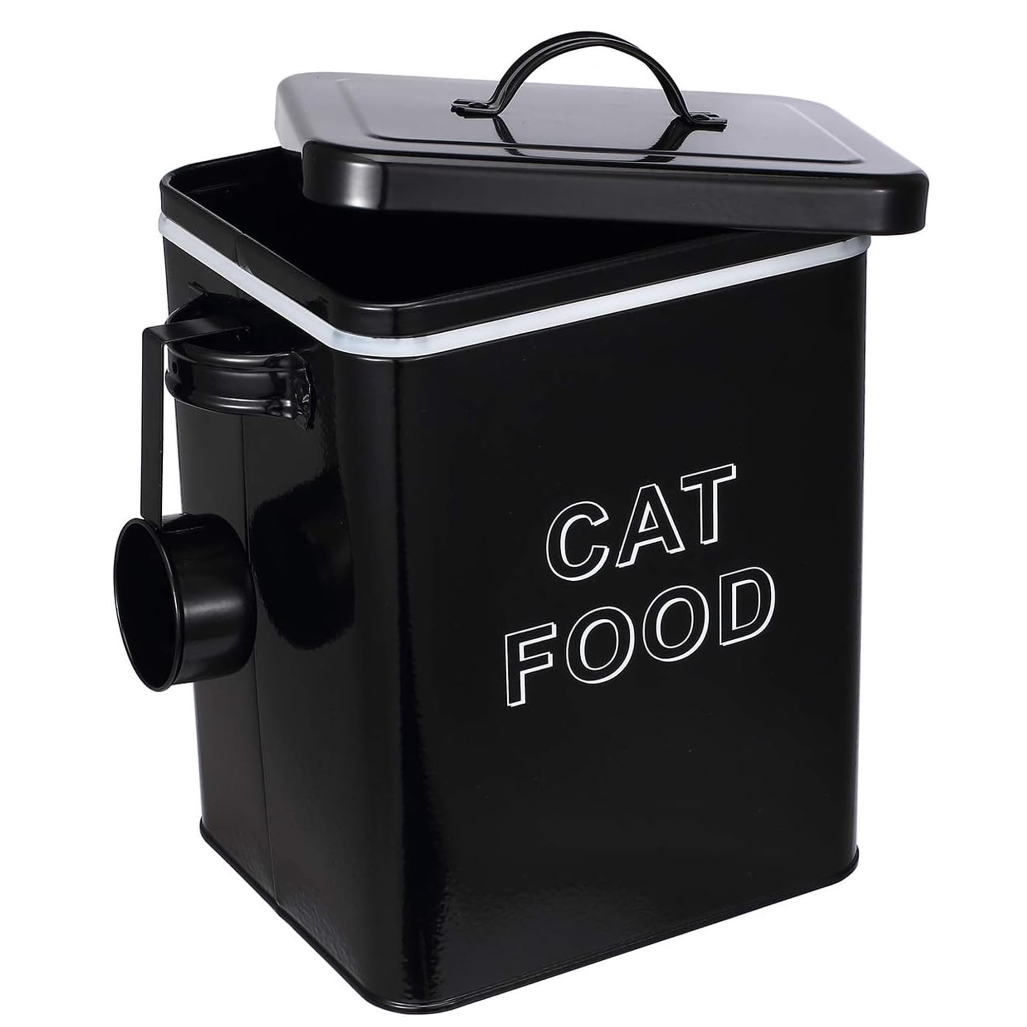 Brabtod Cat Food Storage Container Farmhouse,Pet Food Storage ...