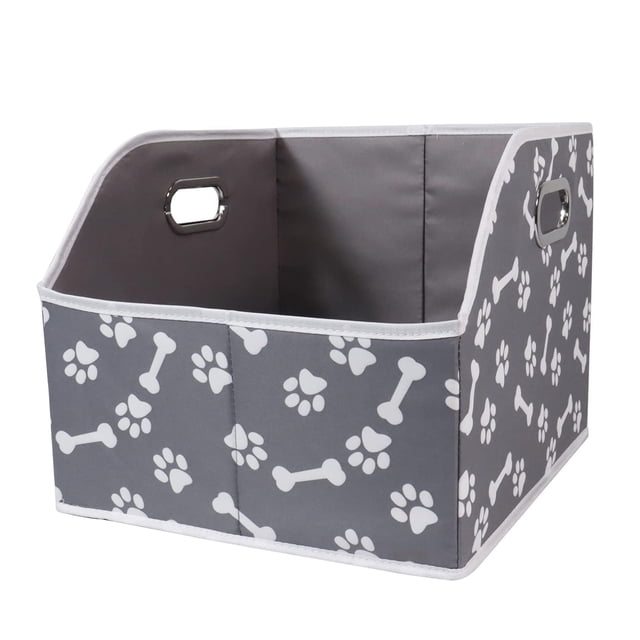 Brabtod Dog Toys Storage Bins Big Canvas Pet Baskets,Puppy Toy Box ...