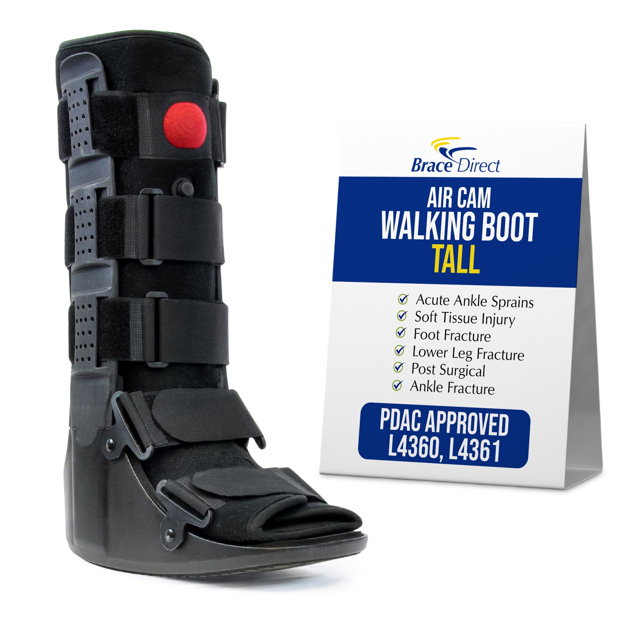 Brace Align Air Cam Walker Fracture Boot Tall L4360/L4361 - Support For ...
