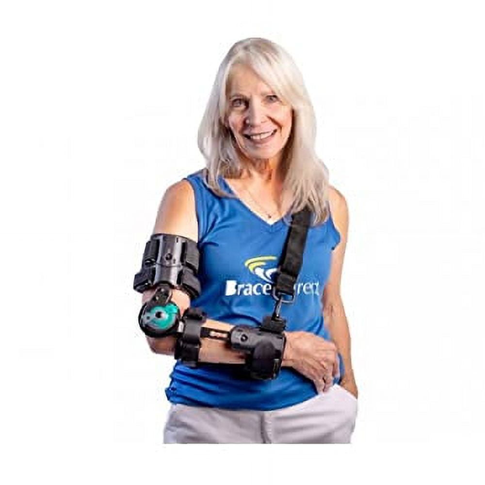 Brace Direct Adjustable Post-Op Rehabilitation ROM Hinged Elbow Brace ...