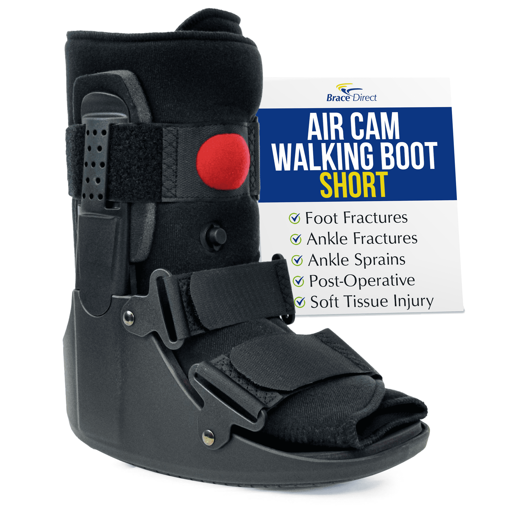 Brace Direct Air Cam Walker Fracture Boot Short – Premium Pneumatic ...