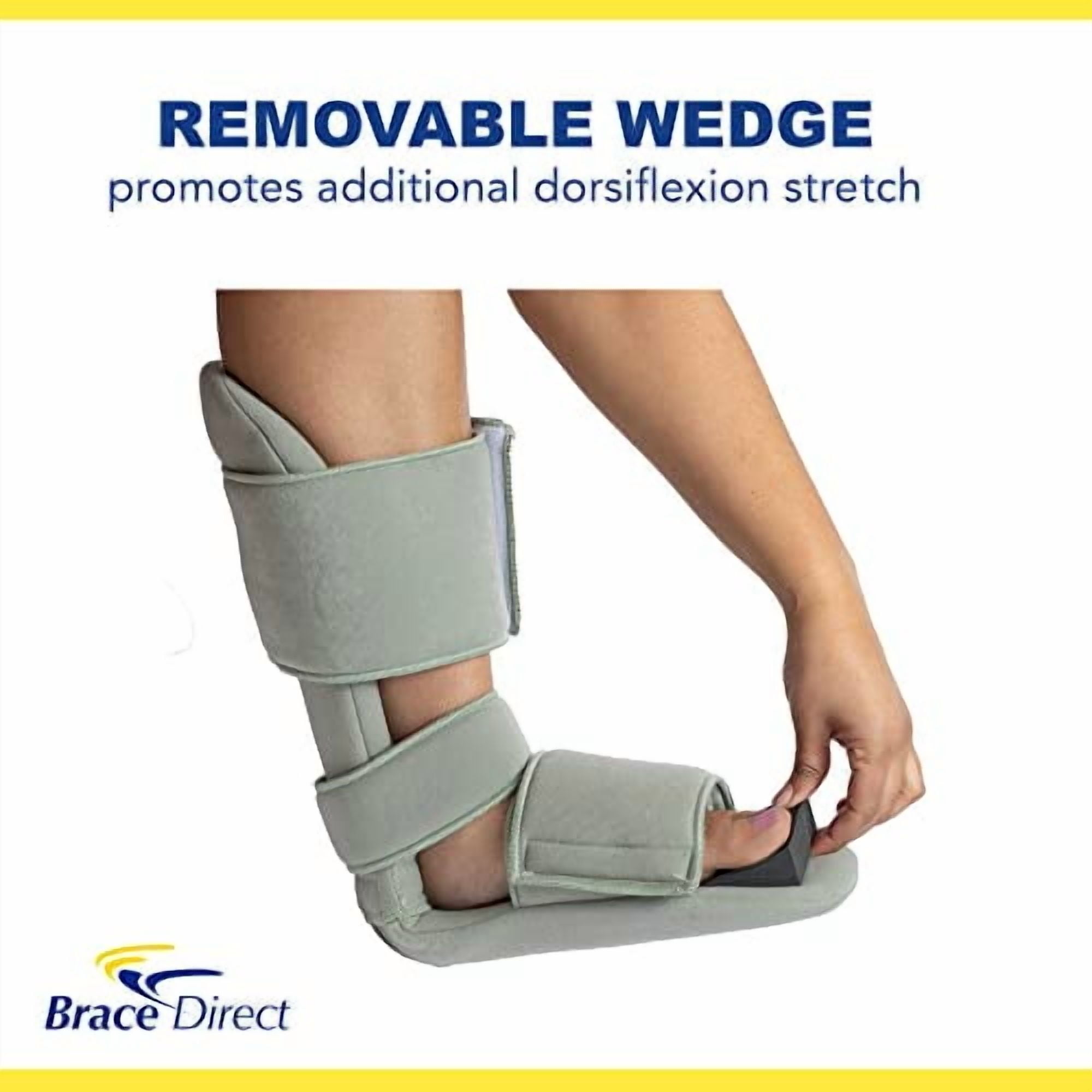 Brace Direct Padded Night Splint 90 Degree Sleeping Boot - Immobilizing ...