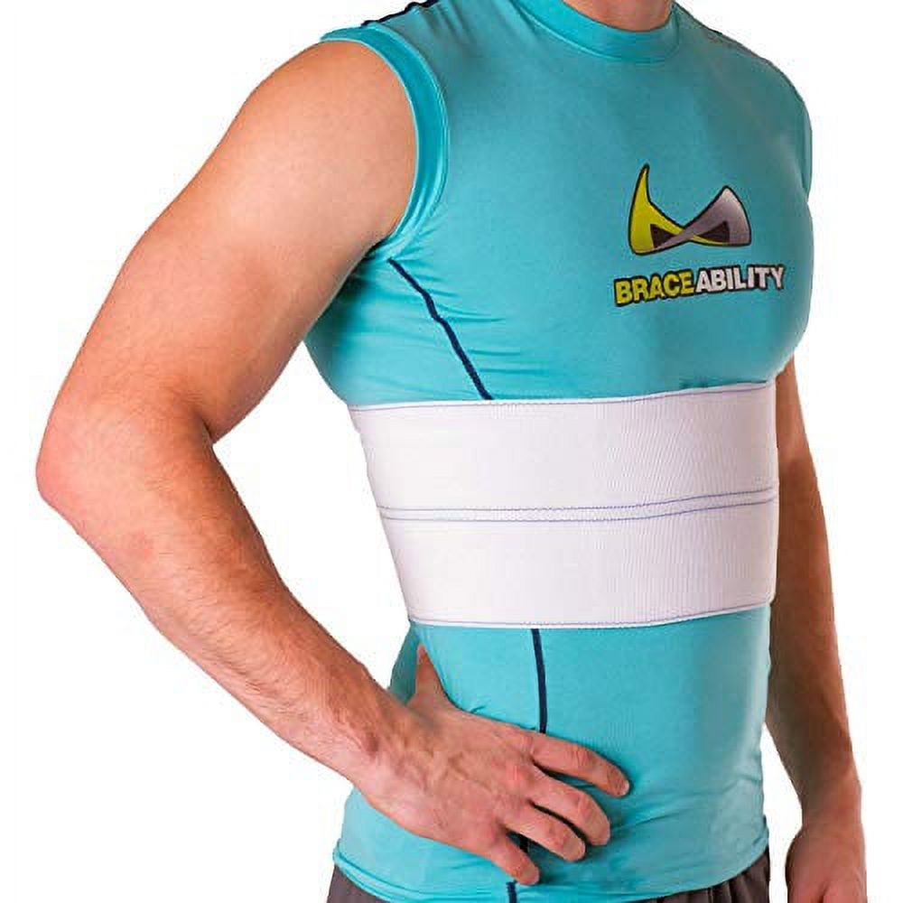 BraceAbility Broken Rib Brace | Elastic Chest Wrap Belt for Cracked ...