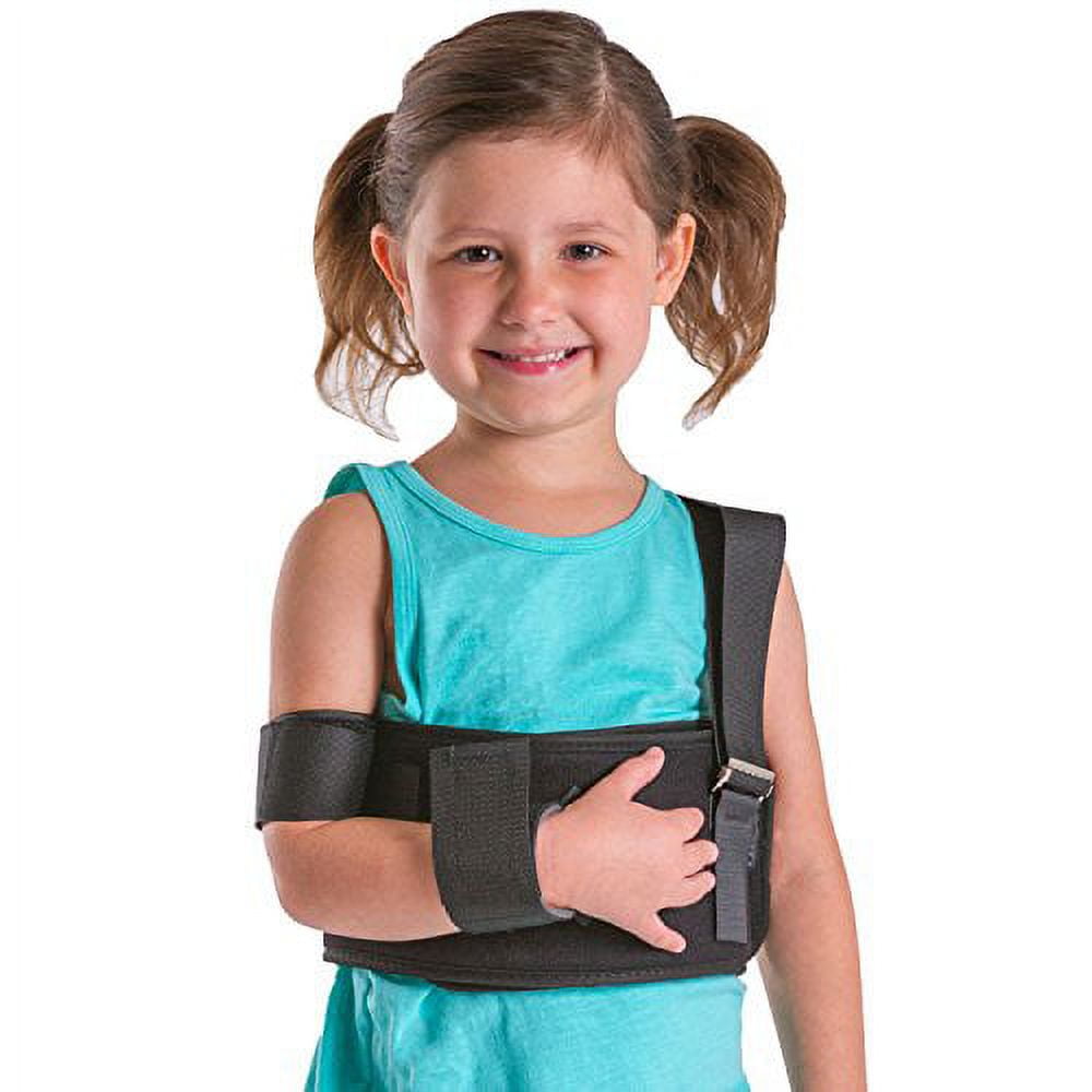 BraceAbility Pediatric Shoulder Immobilizer | Child Size Arm Sling ...