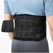 BraceUP Plus Size Back Brace for 3XL-5XL, Lower Back Support with ...