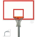 Braced Front Mount Heavy Duty Gooseneck Basketball Package (42 - 60 ft ...