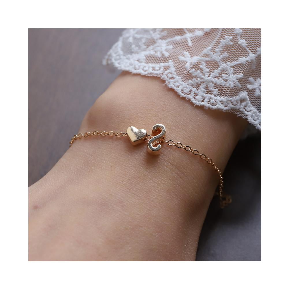 Bracelet 26 English Initial Letter Bracelets for Lovers Women Men ...
