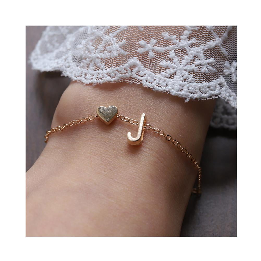 Bracelet 26 English Initial Letter Bracelets for Lovers Women Men ...