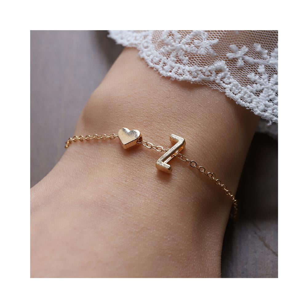 Bracelet 26 English Initial Letter Bracelets for Lovers Women Men ...