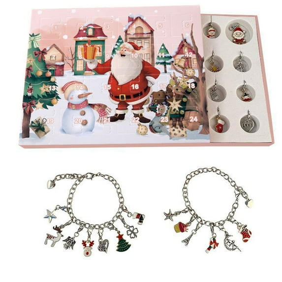 Bracelet Advent Calendar 2025 With 24 Ornaments Each Day Open To Diy ...