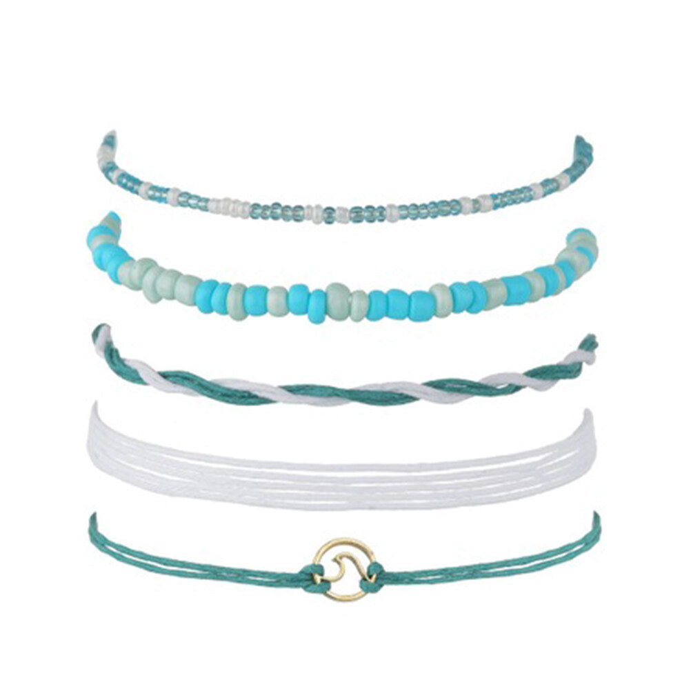 Bracelet Anklet Rope Women Braided Girls Bangle Foot Woven Jewelry ...