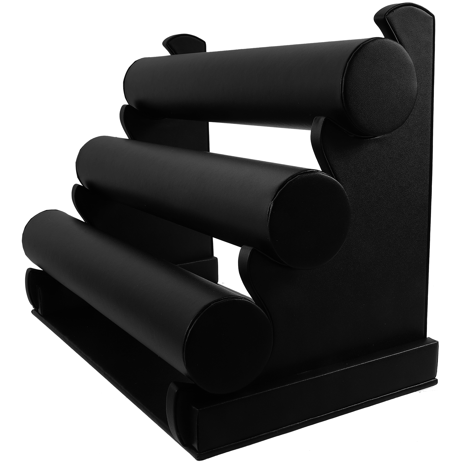 MERRYHAPY Displaying Bracelet Holder Pu Black 3 Tier For Women 1Pcs 11 ...