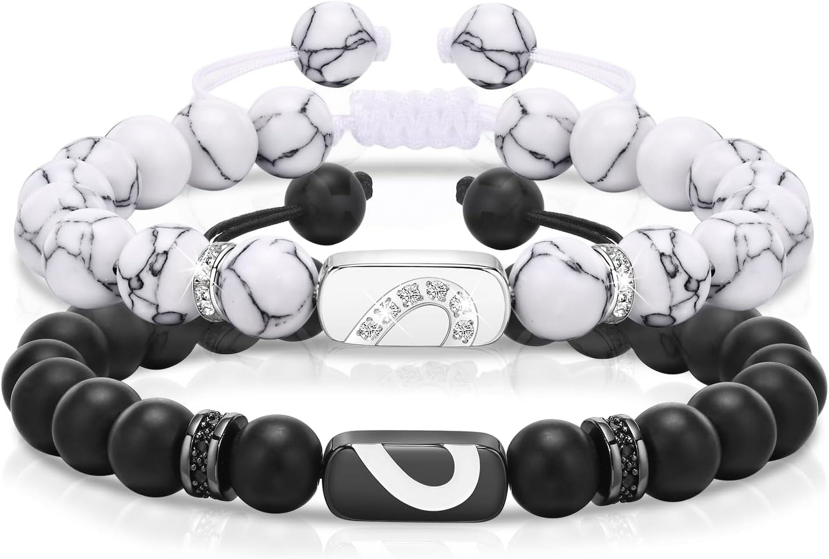 Bracelet For Couple - Personalized Id Custom Engraving Bracelet ...