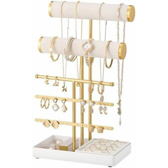 Bracelet Display Stand Necklaces Holder, 5 Tiers Jewelry Organizer and ...