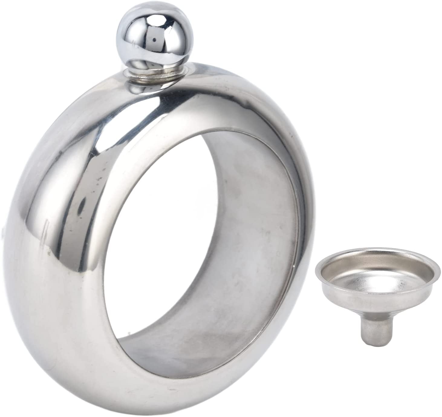 Bracelet Flask for Women, Stainless Steel Wine Alcohol Liquor Flask ...