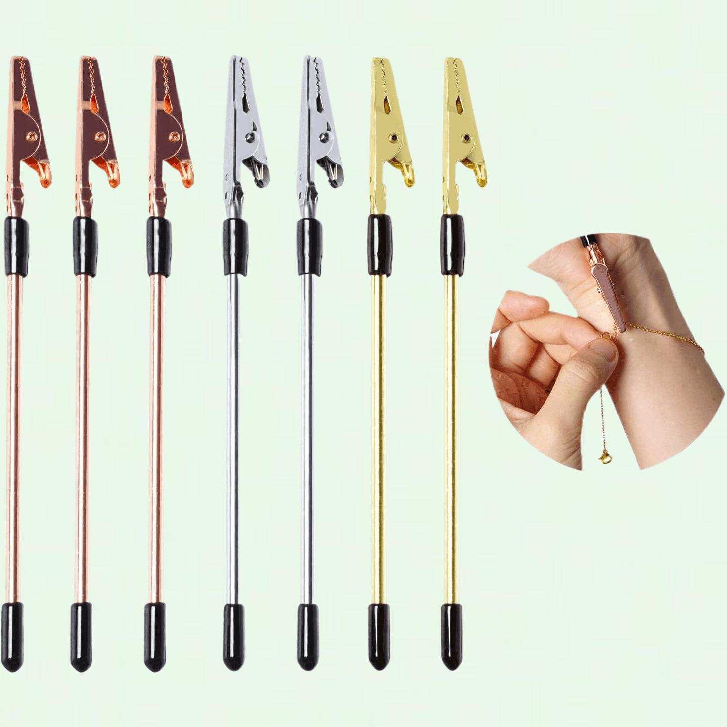 Bracelet Helpers Tool Set of 7, Fastening and Hooking Tools for Jewelry ...