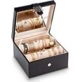 Bracelet Jewelry Box with 2 Removable Rolls - Holder stores Bracelets ...
