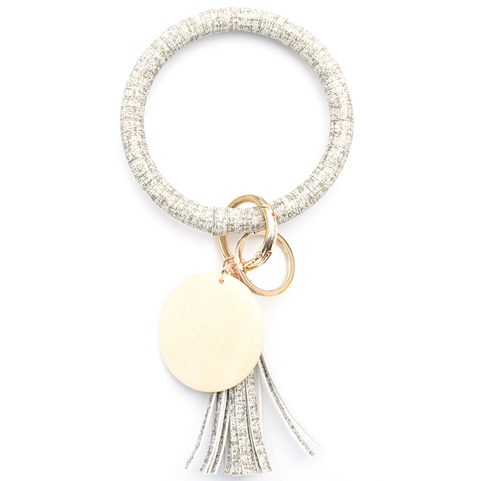 Bracelet Jewelry for Women Beaded Ring Key Bangle Wristlet Silicone ...